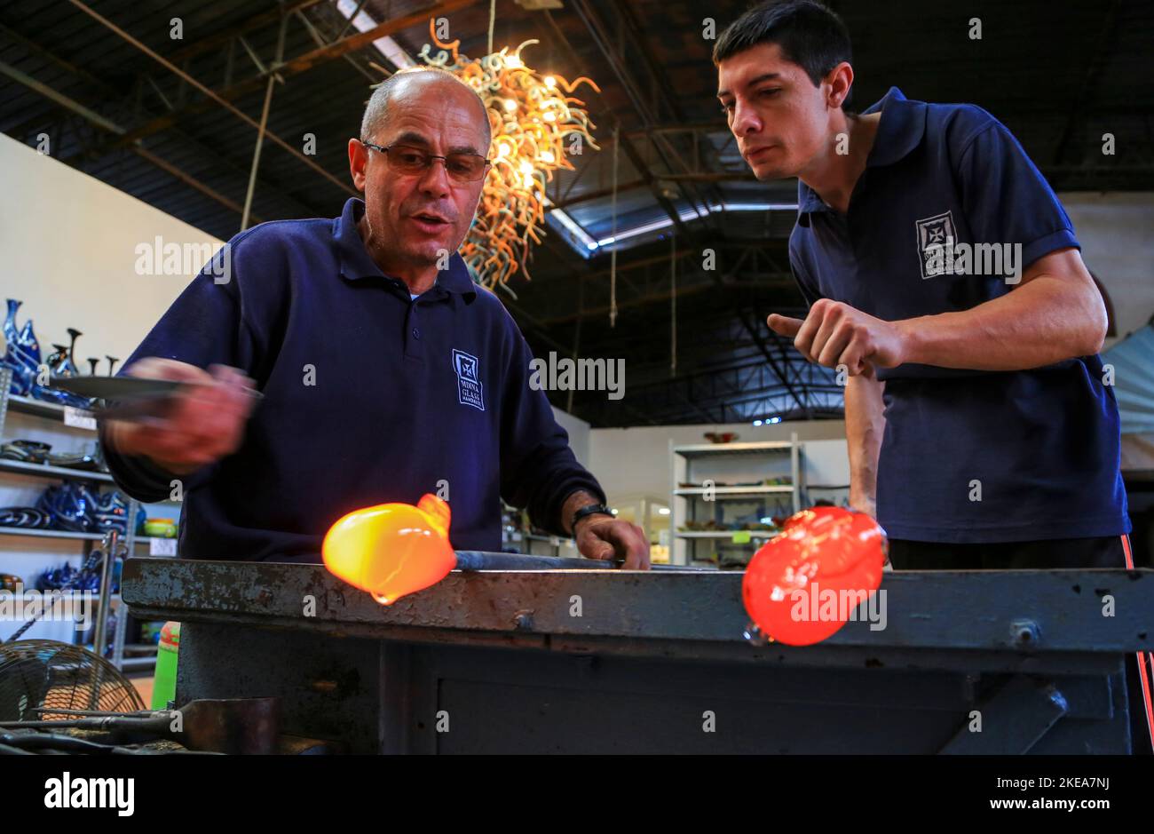 MDINA GLASS HANDMADE, Malta glassworks , the big glass work shope in ...