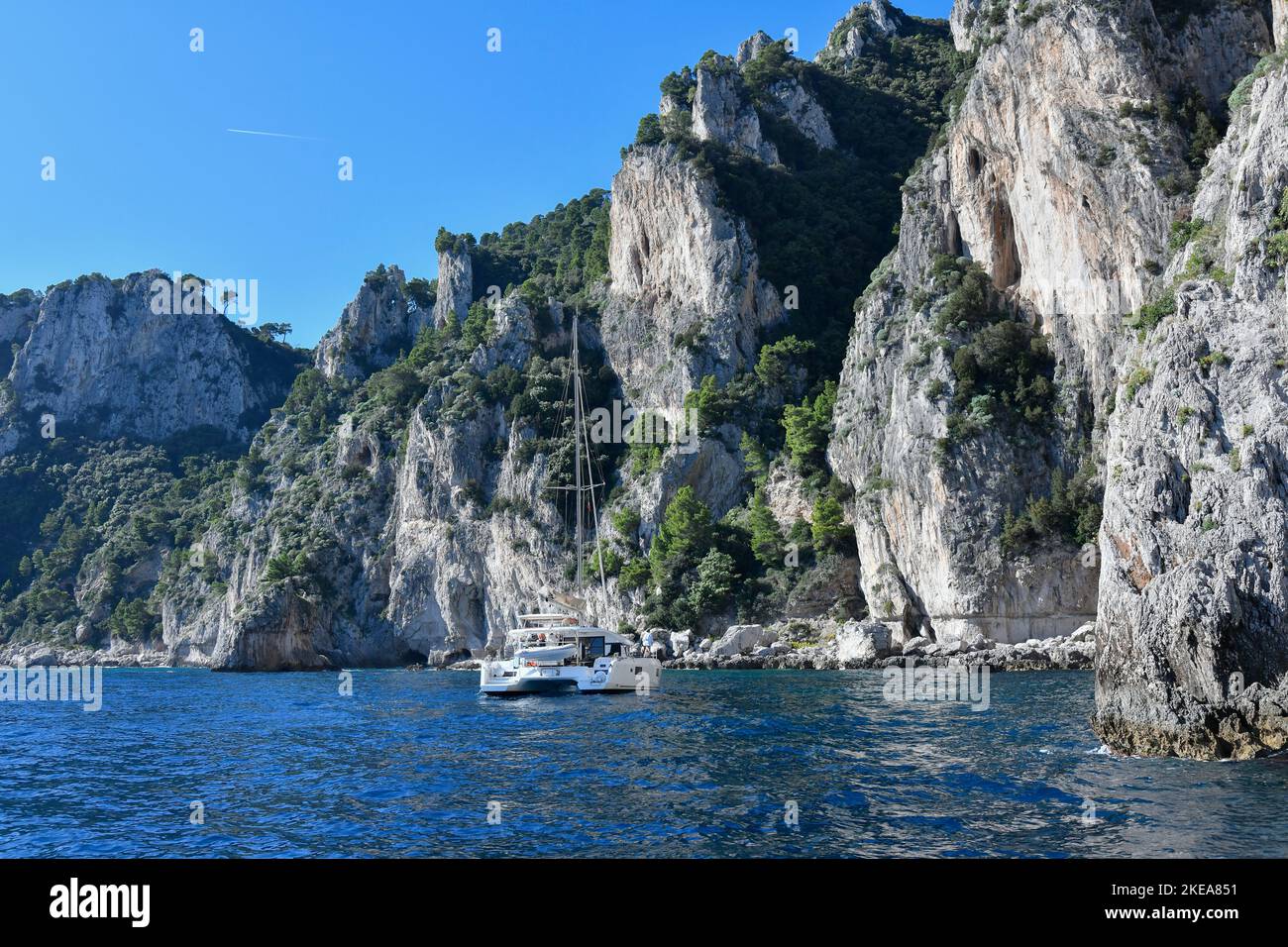 Grotto Bianco, Capri island, Italy Stock Photo - Alamy