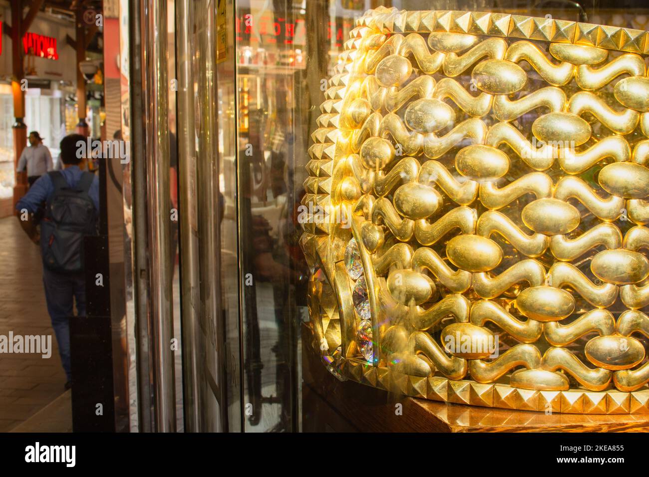 Dubai, UAE - 12th october, 2022 : largest gold ring in the world 21 ...