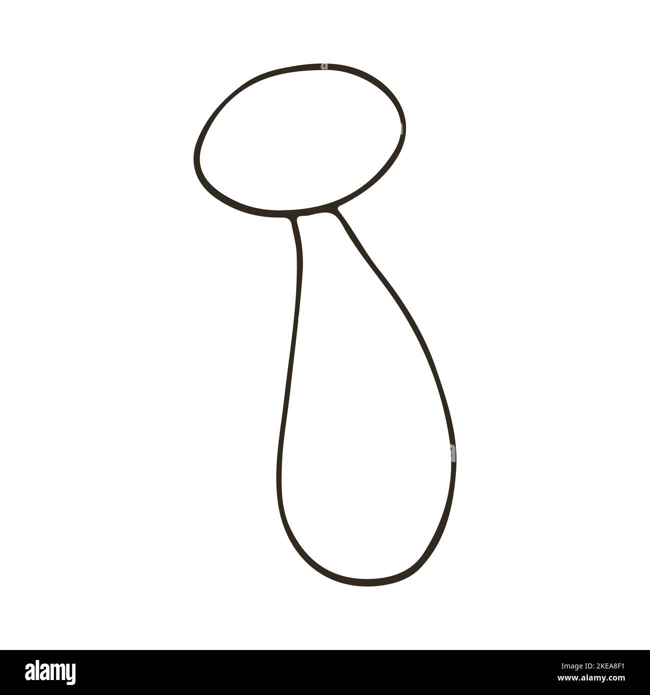 Polish mushrooms. Autumn illustration in hand drawn style. Coloring ...