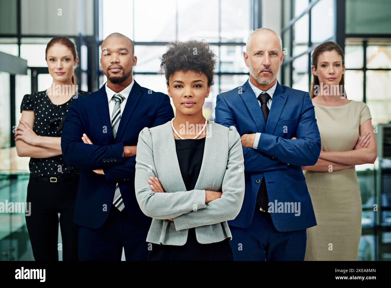 Ours is a no-nonsense approach to business. Cropped portrait of a ...