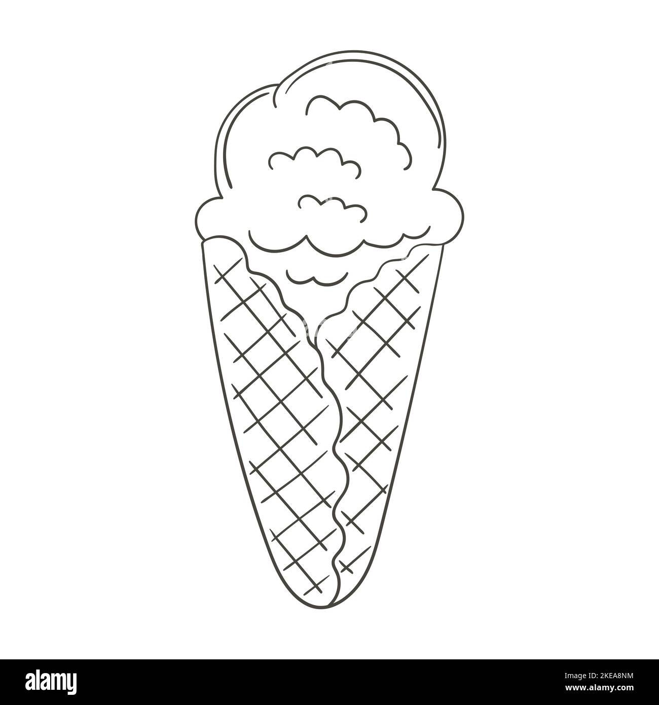 Monochrome graphic element for your design. Vector illustration in hand ...