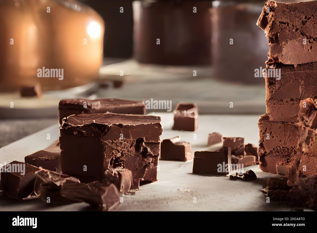 photo of fudge, sweet and sugary dessert, snack food Stock Photo - Alamy