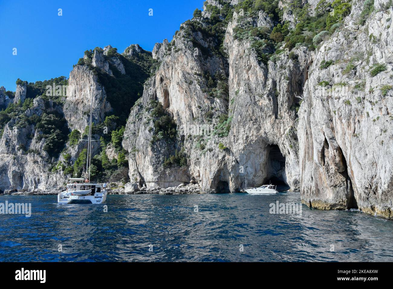 Grotto Bianco, Capri island, Italy Stock Photo - Alamy
