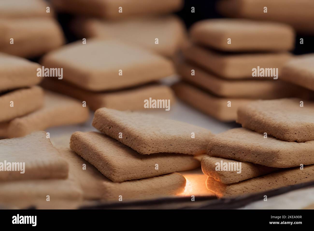 graham crackers, an american food item from the 1800s, food ingredient ...