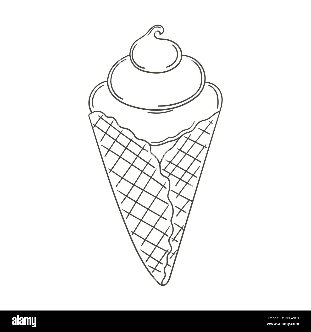 Illustration in hand draw style. Coloring graphic element for design ...