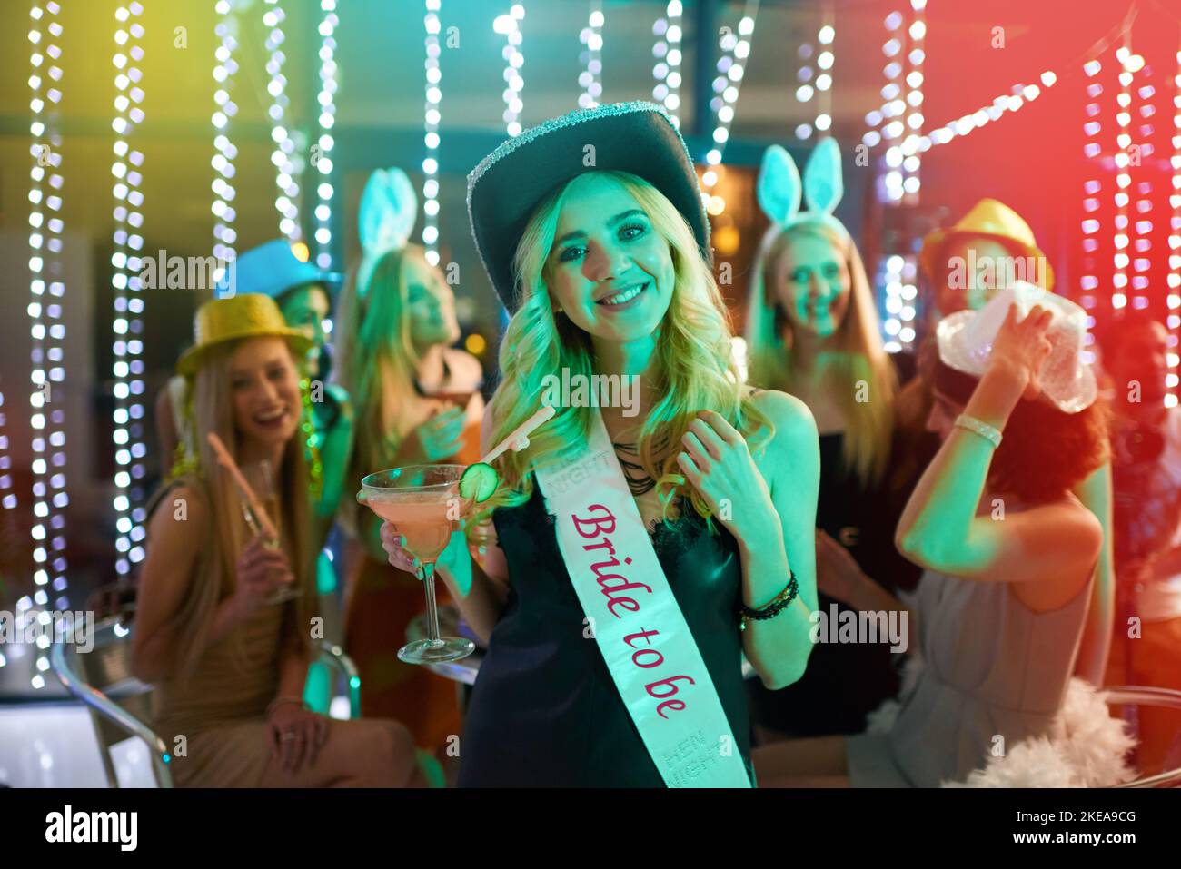 My best friends threw me an amazing bachelorette party. Portrait of a ...