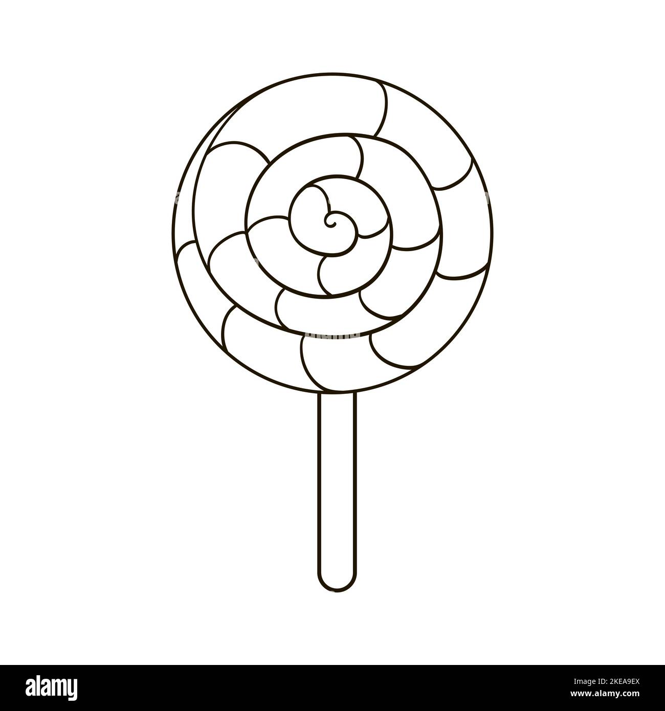 Coloring graphic element for your design. Illustration in hand draw ...