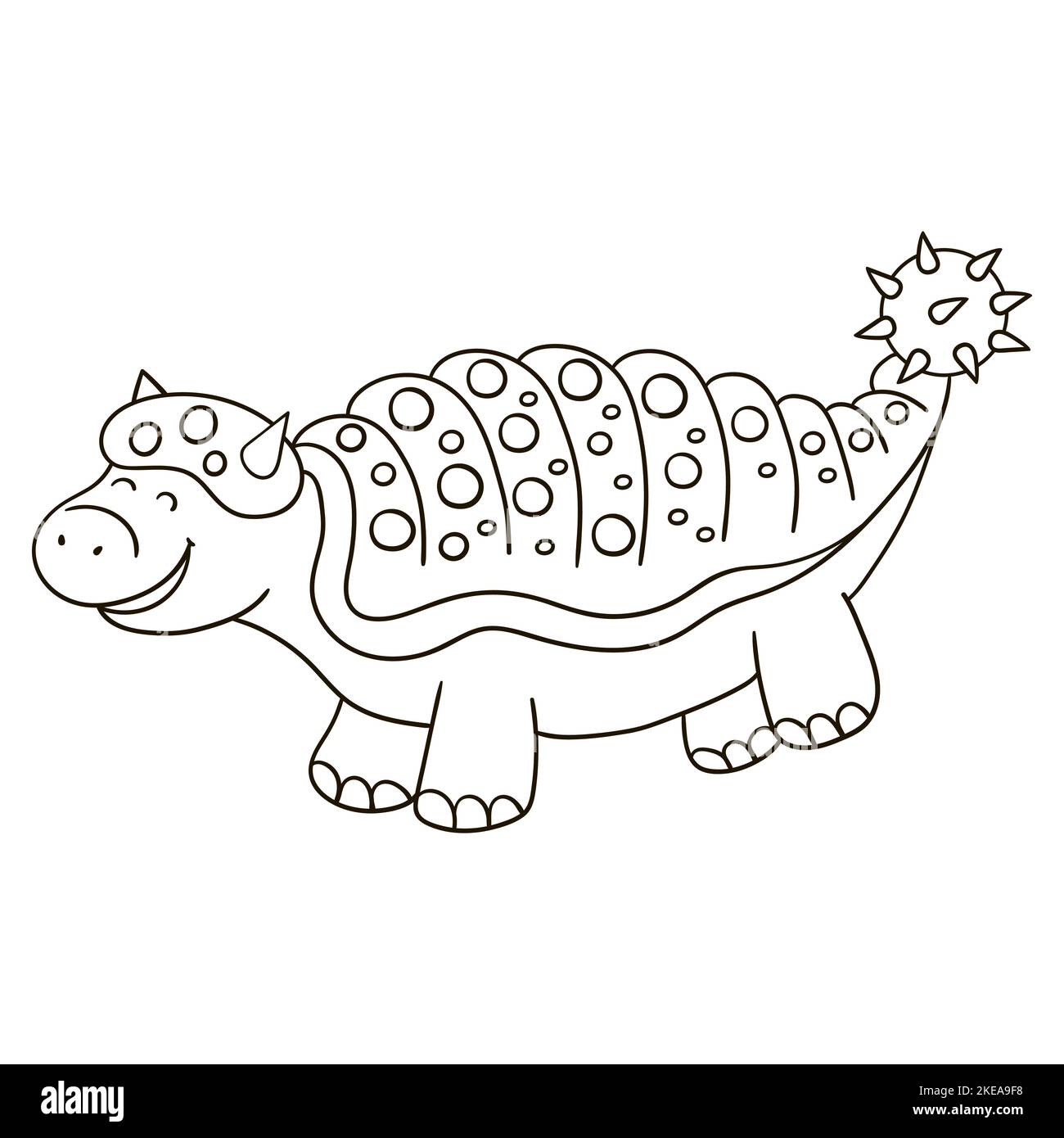 Dinosaurs of the Jurassic period. Illustration in hand drawn style ...