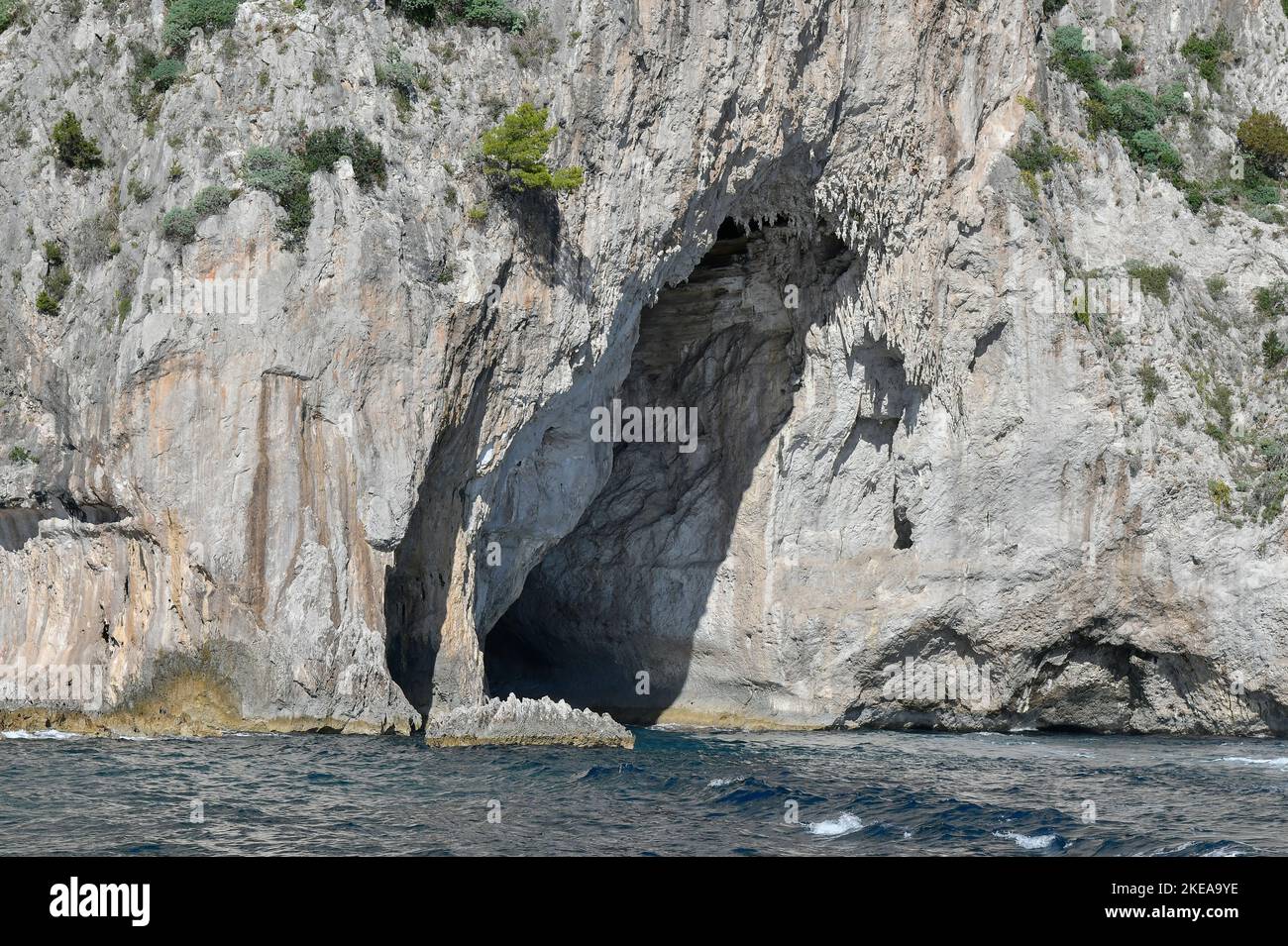 Grotto Bianco, Capri island, Italy Stock Photo - Alamy