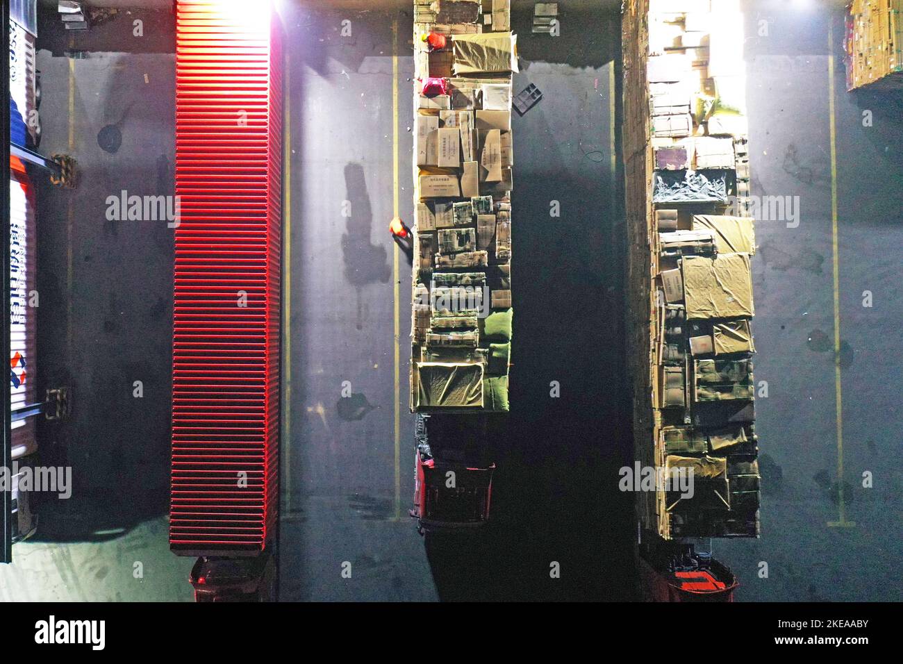 XUZHOU, CHINA - NOVEMBER 11, 2022 - Staff members at SF Express's ...