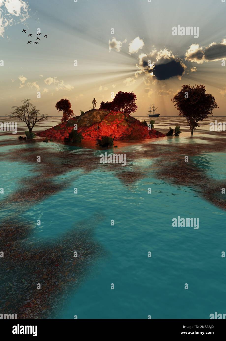 Concept stranded hi-res stock photography and images - Alamy