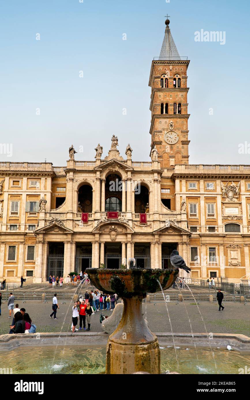 Rome Lazio Italy. The Basilica of Saint Mary Major (Basilica Papale di ...