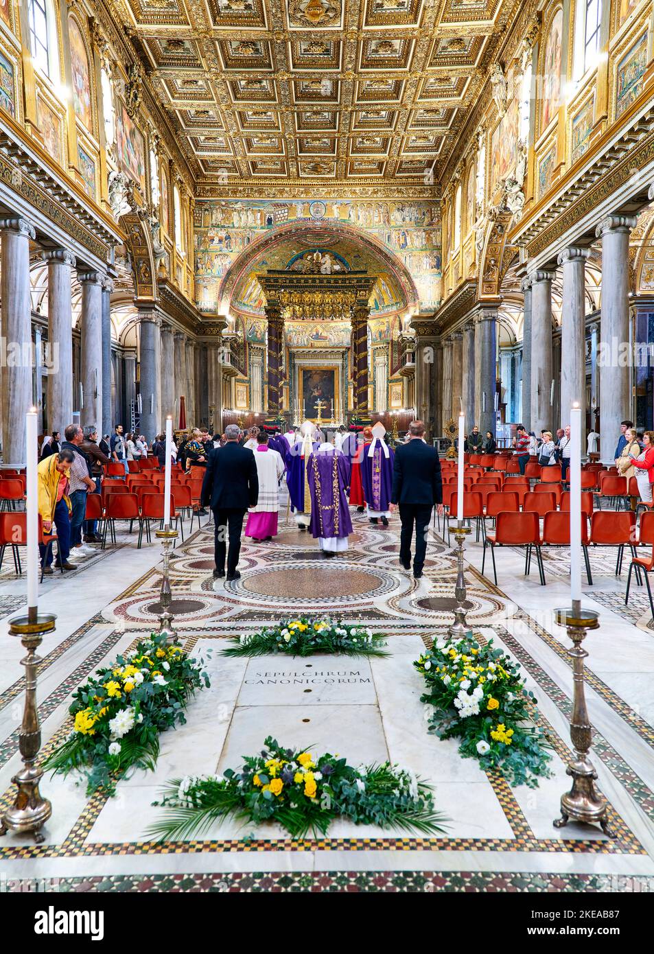 Rome Lazio Italy. The Basilica of Saint Mary Major (Basilica Papale di ...
