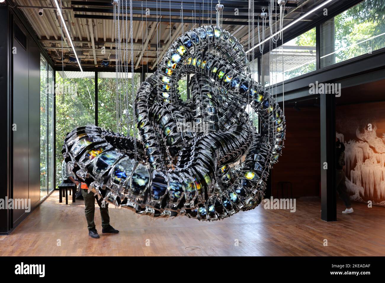 Venice, Italy - September 6, 2022: 59th Venice Art Biennale in Venice ...