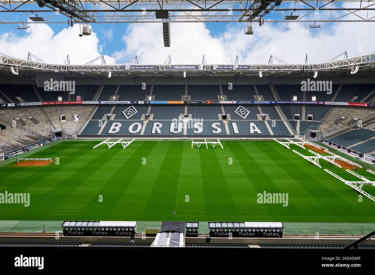 Visiting Borussia Park arena - the official playground of FC Borussia Monchengladbach Stock ...