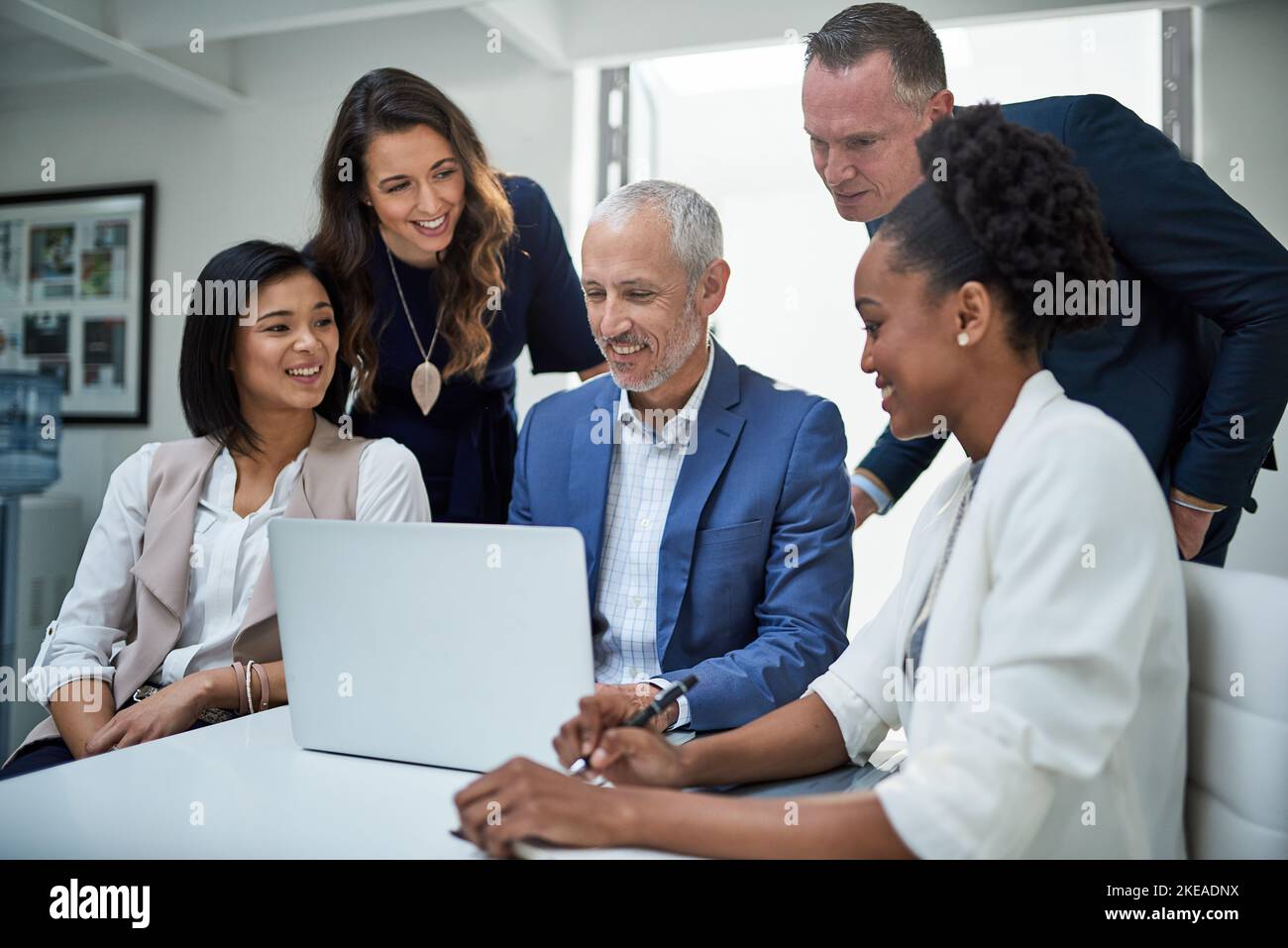 Its essential to have a strong strategy. businesspeople working ...
