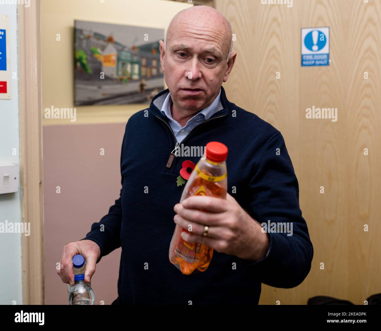 RHONDDA, WALES - 09 NOVEMBER 2022: Wales’ Public Relations Ian Gwyn ...