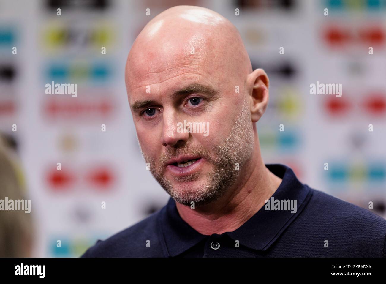 RHONDDA, WALES - 09 NOVEMBER 2022: Wales’ Head Coach Robert Page during ...