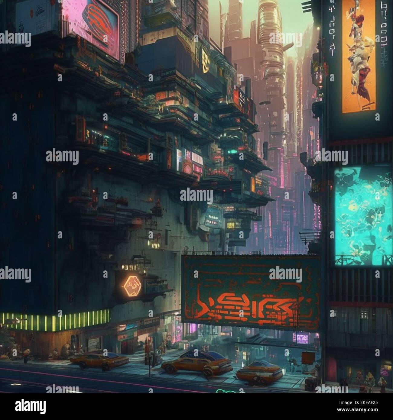 2077 cyberpunk hi-res stock photography and images - Alamy