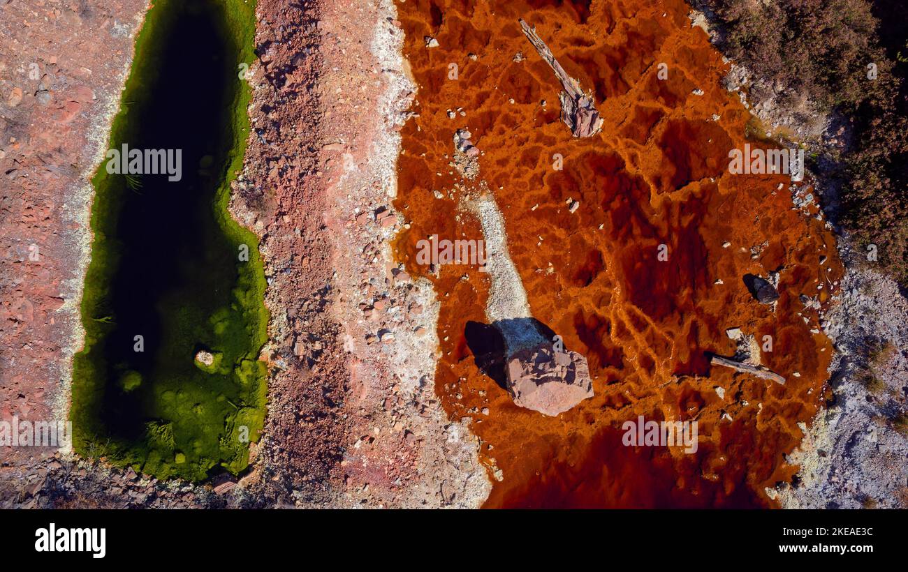 Lake pollution aerial hi-res stock photography and images - Alamy