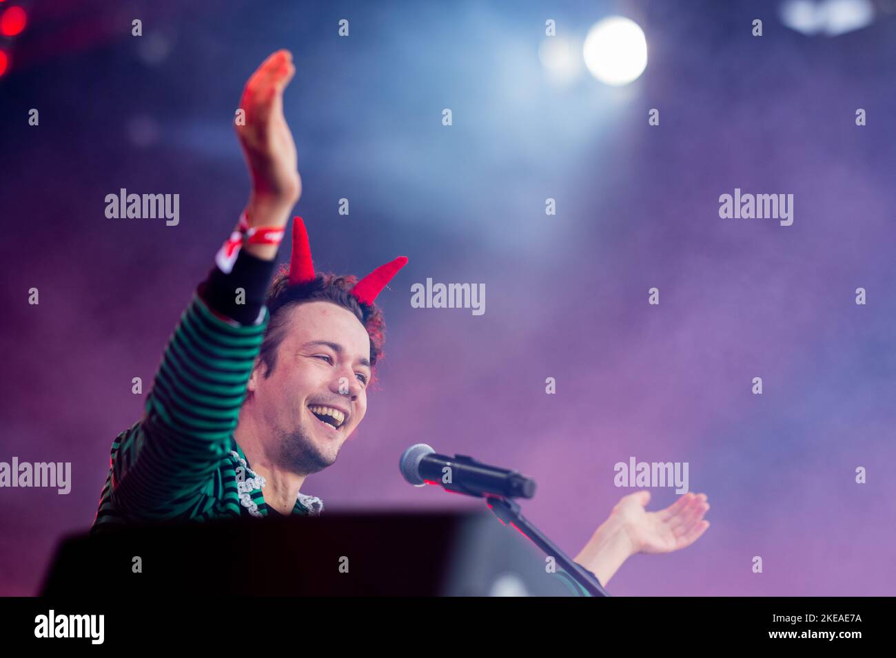 Cologne, Germany. 11th Nov, 2022. Henning May, singer and frontman of ...