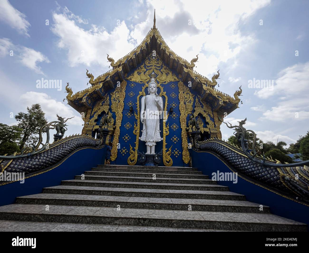 Wat Rong Suea Ten, better known as The Blue Temple, is located in ...