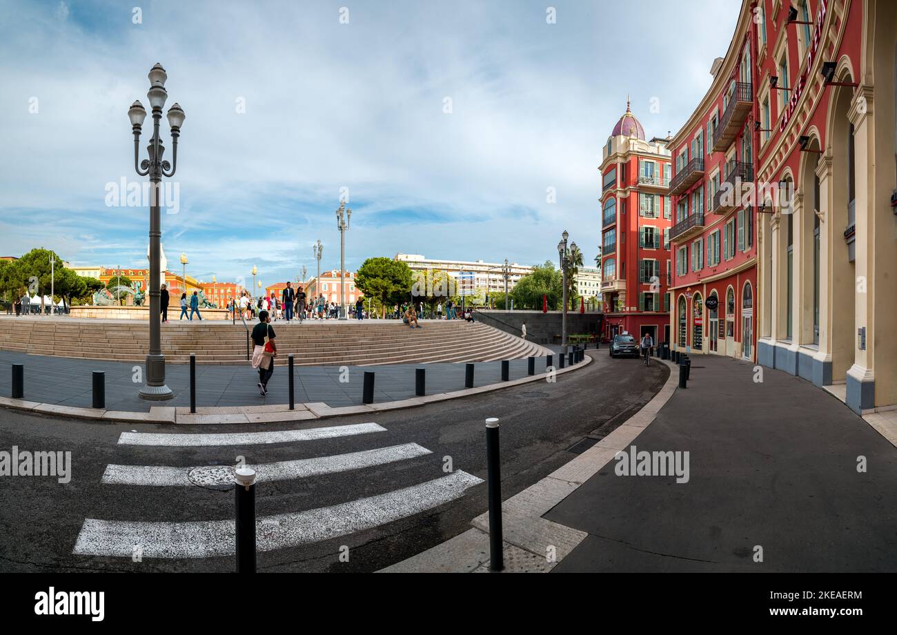 Light sculpture place massena nice hi-res stock photography and images ...