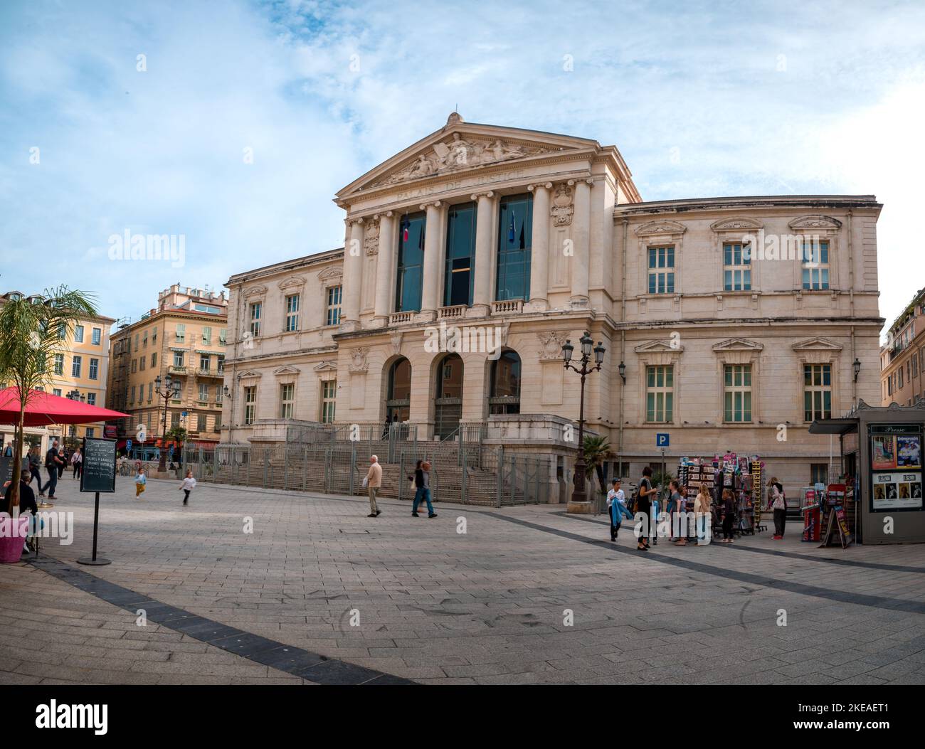 The Palace of Justice (Palais de Justice) built in neoclassical style ...