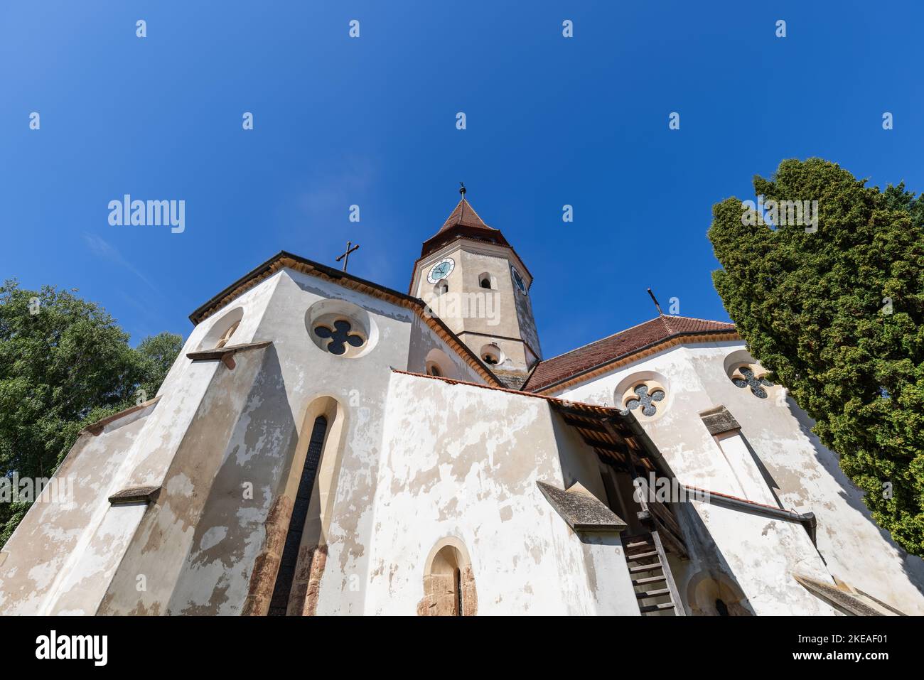 Shape of Greek cross of Prejmer fortified church was modified at 1515 ...
