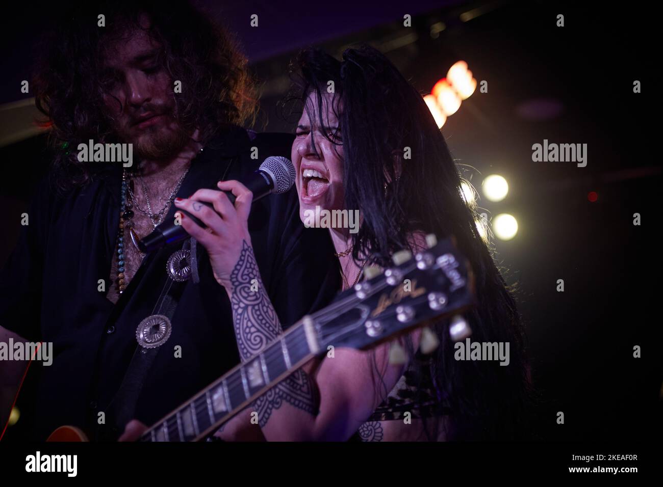 Revival Black with Kim Jennett, Performing live at Hard Rock Hell XV ...