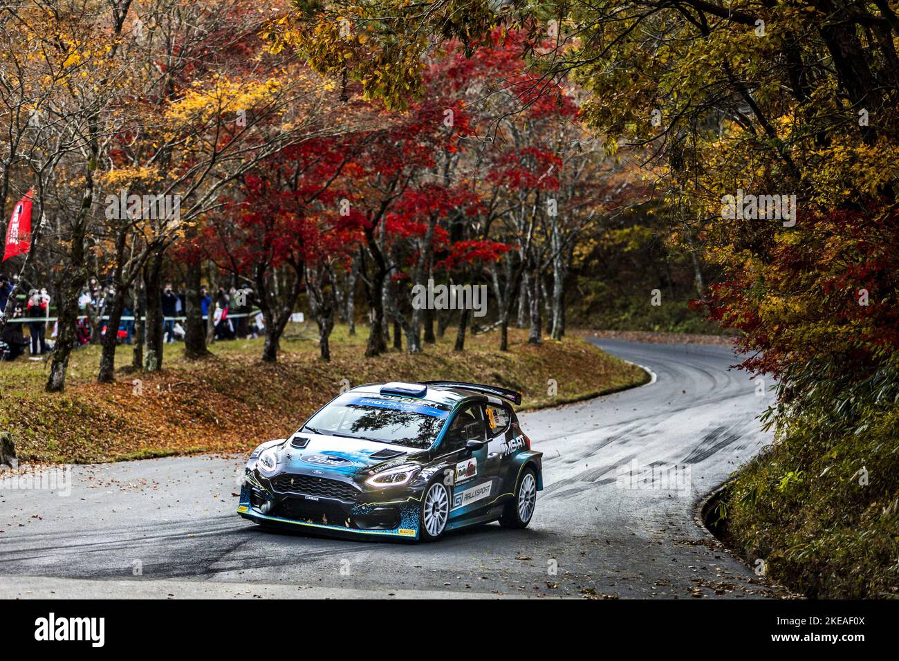 32 ANEAR Luke (aus), SARANDIS Andrew (aus), Ford Fiesta Mk II, action ...