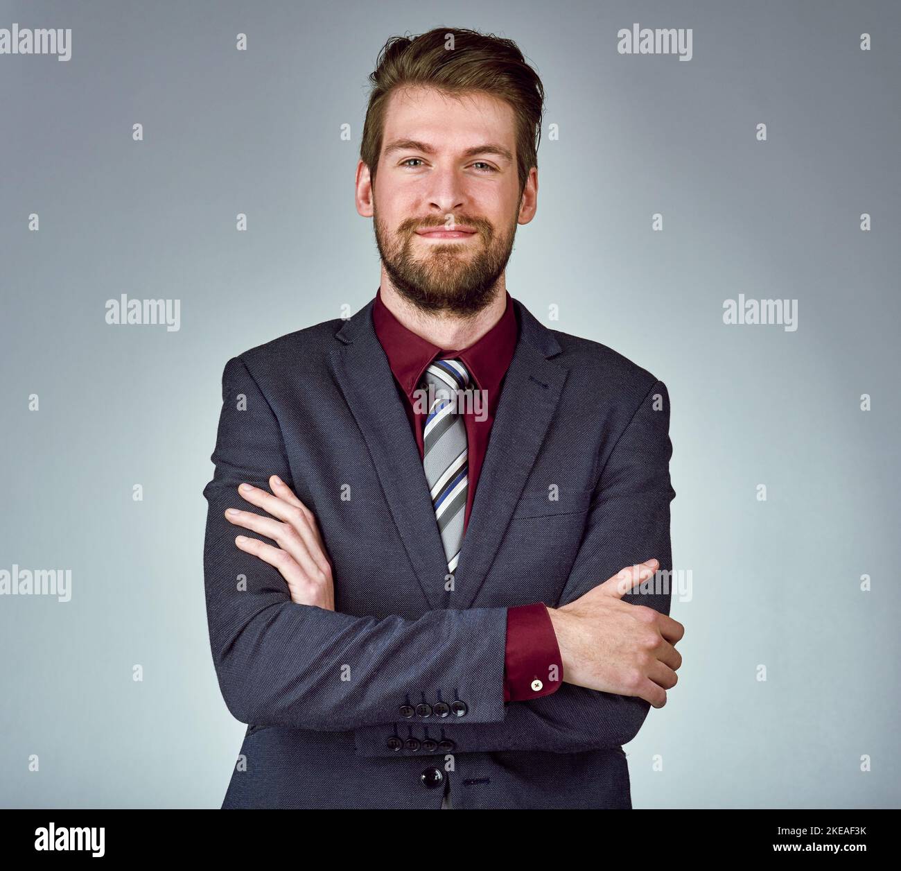 Style inspired by success. Studio portrait of a handsome young ...