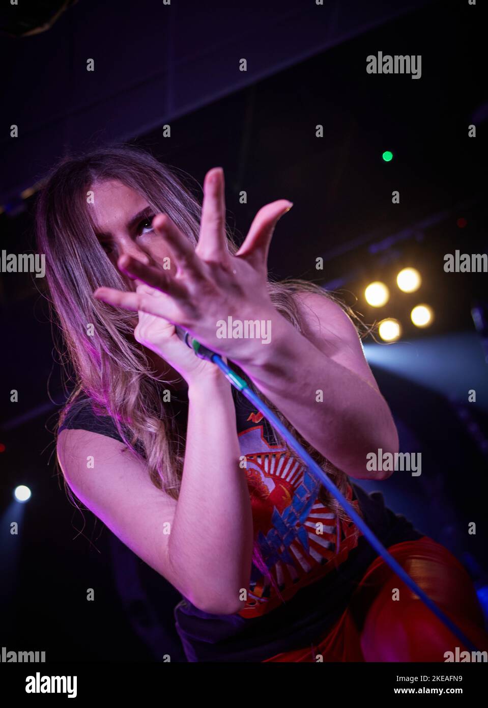 Wicked Smile, with Cassidy Paris as guest, Performing live at Hard Rock ...