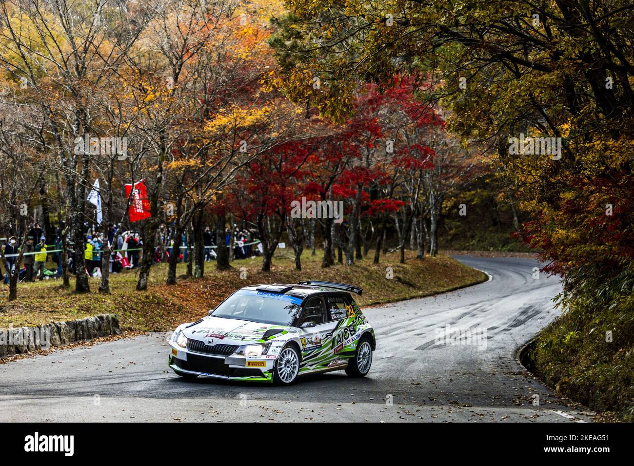 29 KOVALAINEN Heikki (fin), KITAGAWA Sae (jpn), Skoda Fabia, action ...