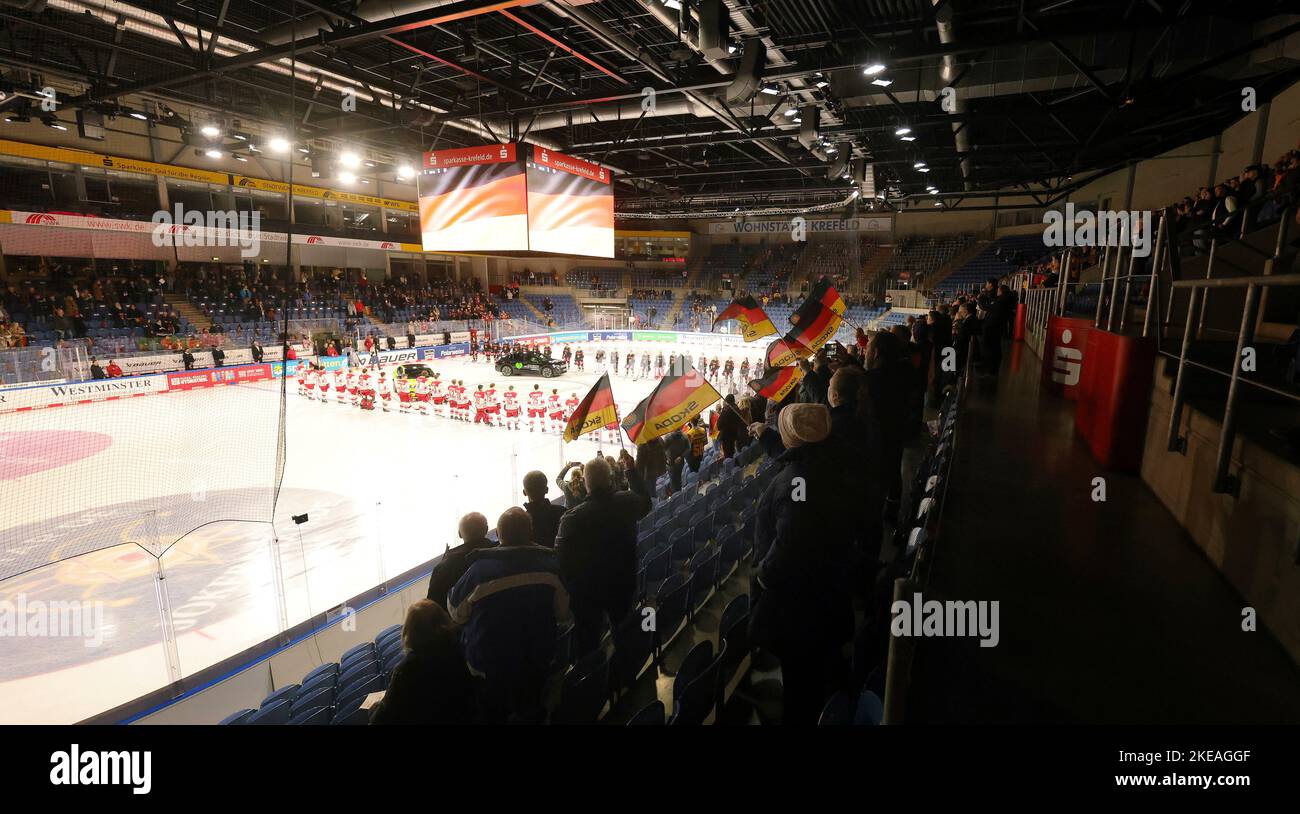 firo: November 10th, 2022, ice hockey Germany Cup Germany - Denmark ...