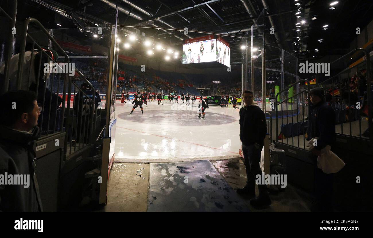 firo: November 10th, 2022, ice hockey Germany Cup Germany - Denmark ...