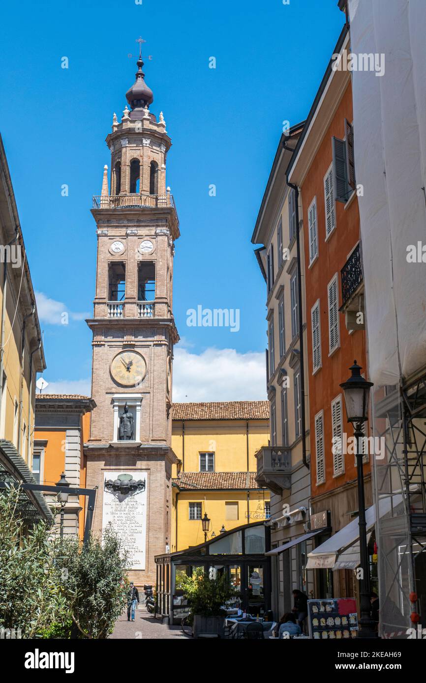Parma, Italy: 05-02-2021: Beautiful bell tower in Parma Stock Photo - Alamy