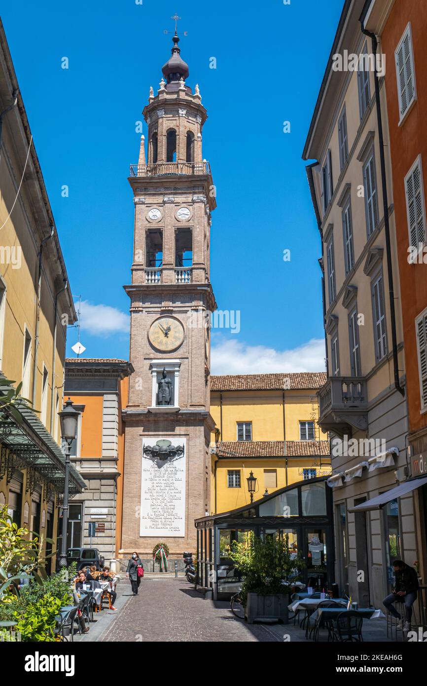 Detail duomo tower parma hi-res stock photography and images - Alamy