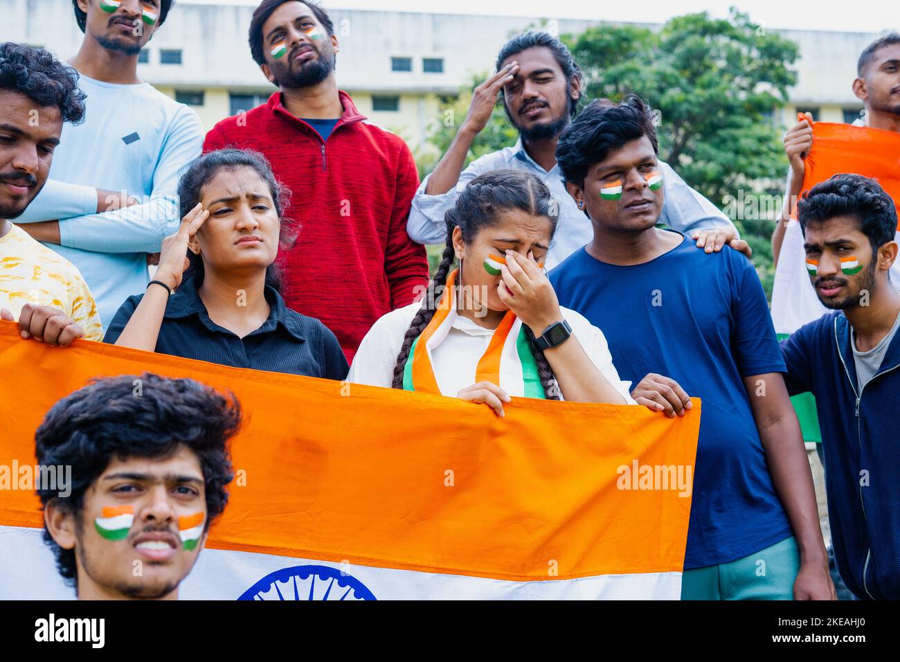 Indian cricket stadium audience hi-res stock photography and images - Alamy