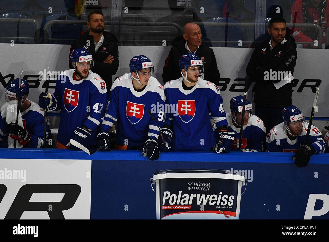 KREFELD, GERMANY - NOVEMBER 10, 2022: LUNTER Mario, CACHO Viliam ...