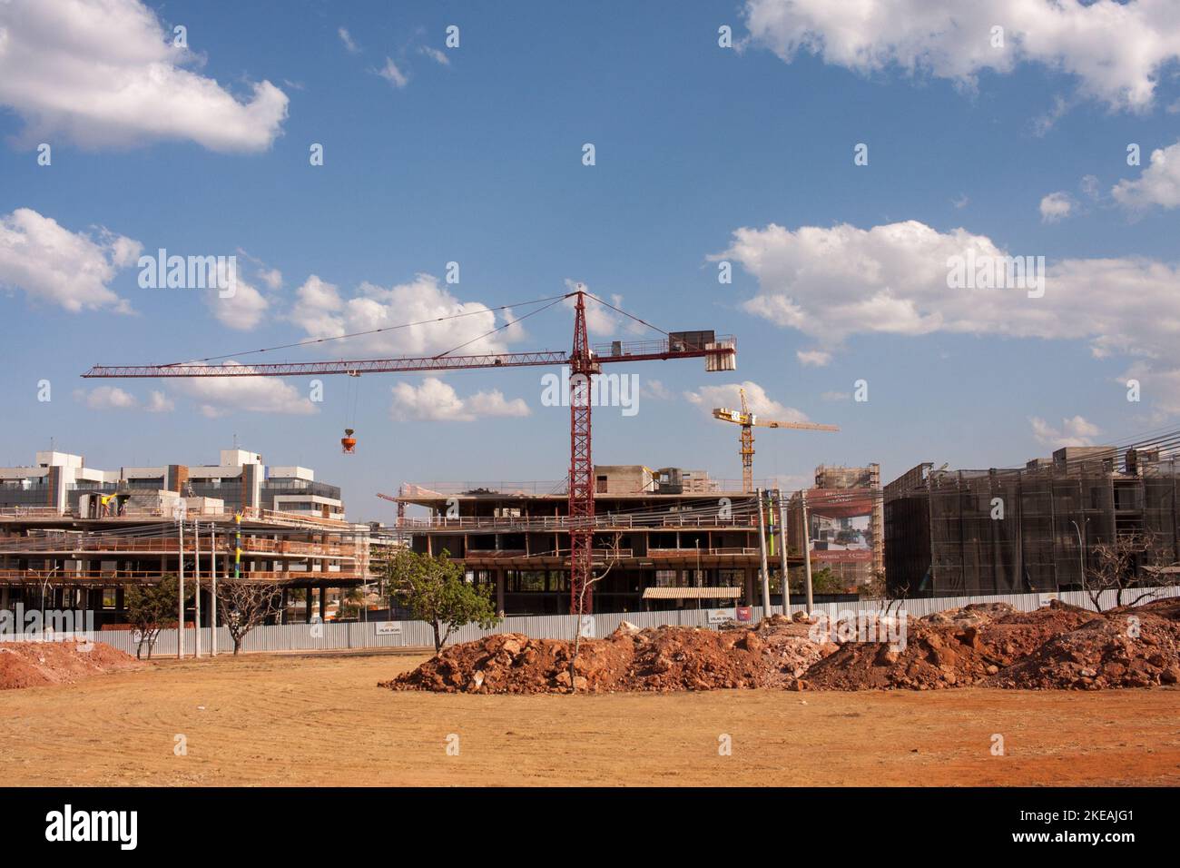The construction of new apartment buildings in the Northwest of ...