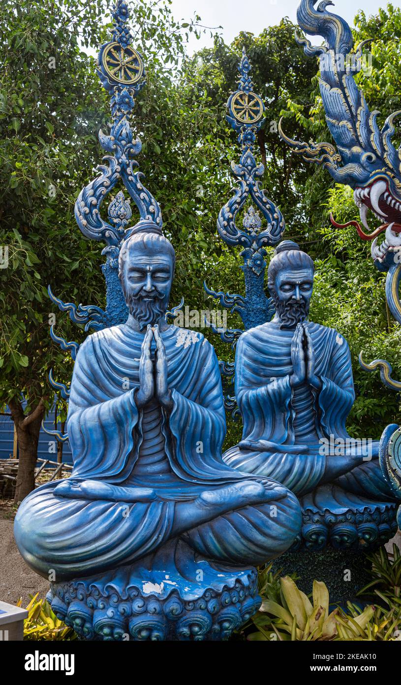 Wat Rong Suea Ten, better known as The Blue Temple, is located in ...