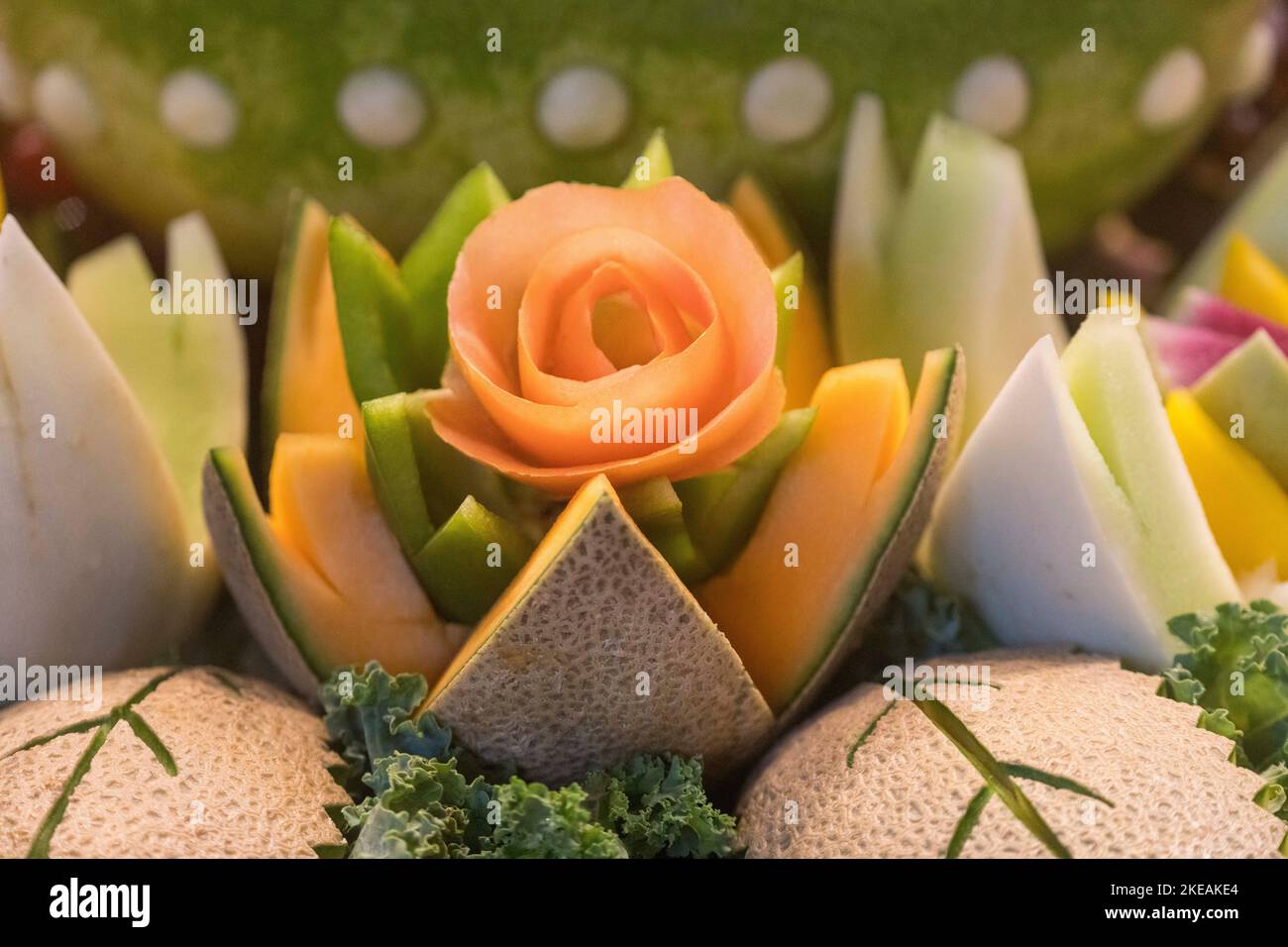 Summer buffet top view hi-res stock photography and images - Alamy
