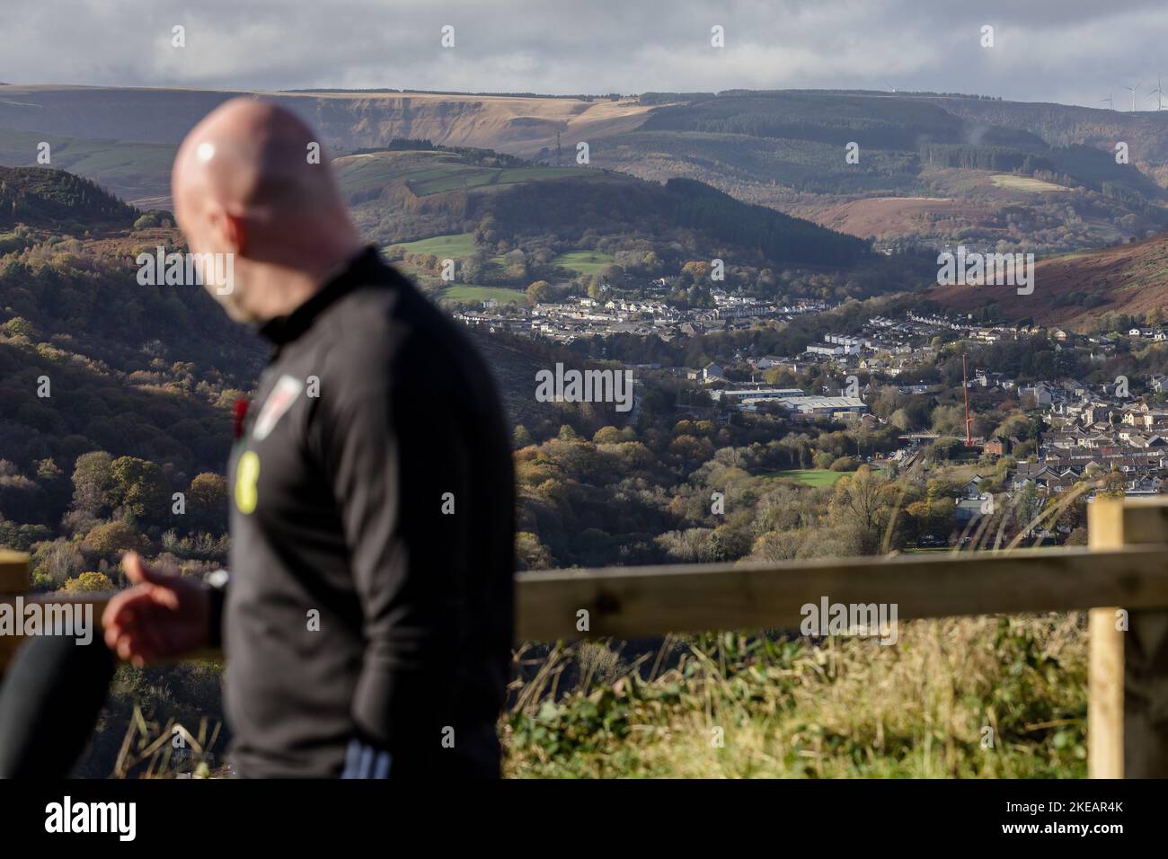 RHONDDA, WALES - 09 NOVEMBER 2022: Wales’ Head Coach Robert Page ...