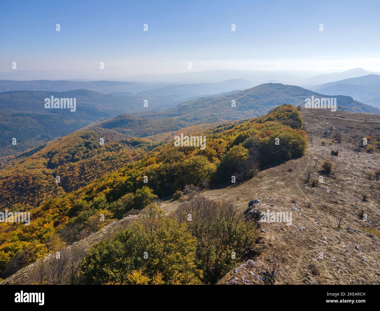 Amazing Autumn Landscape of Erul mountain, Pernik Region, Bulgaria ...