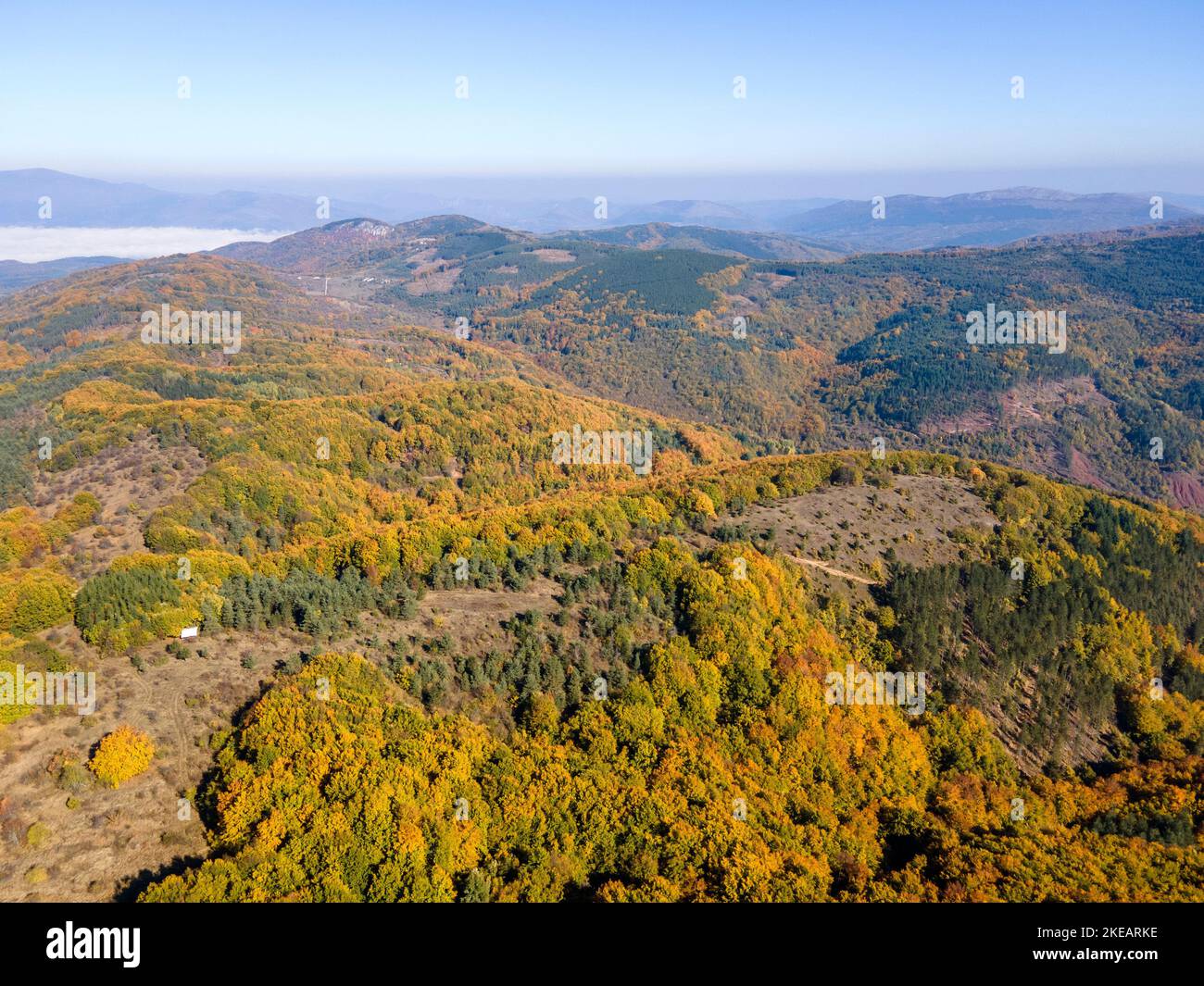 Amazing Autumn Landscape of Erul mountain, Pernik Region, Bulgaria ...