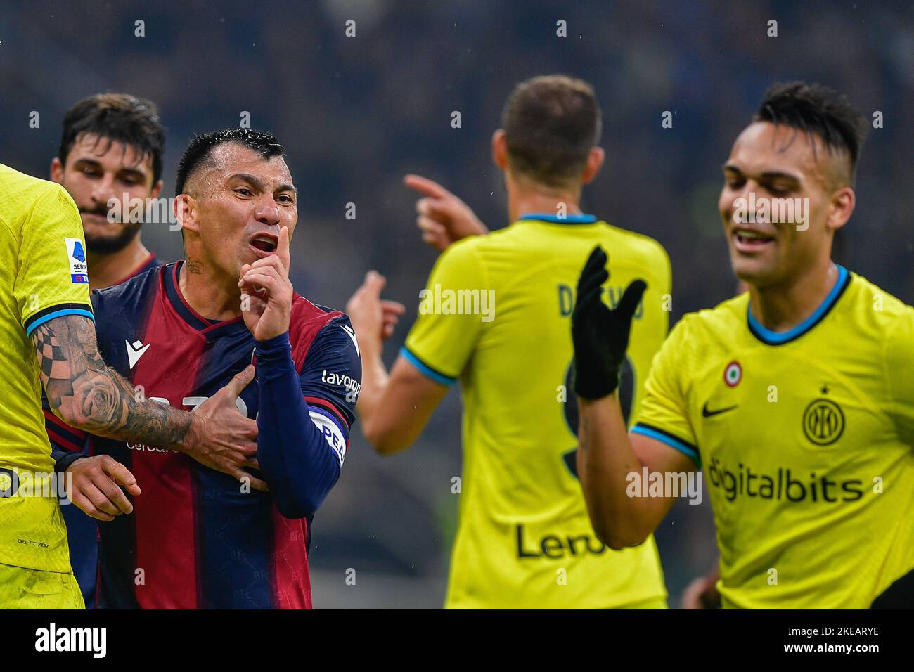 Milano, Italy. 09th, November 2022. Gary Medel (17) of Bologna seen in ...