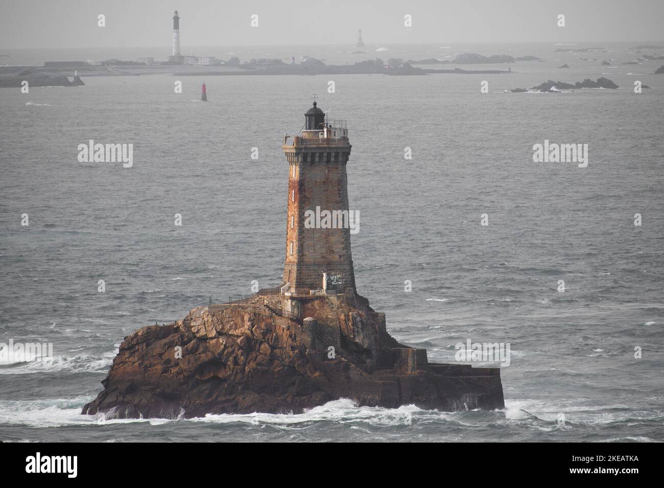 Illustration Passage du Raz de Sein during the Route du Rhum ...
