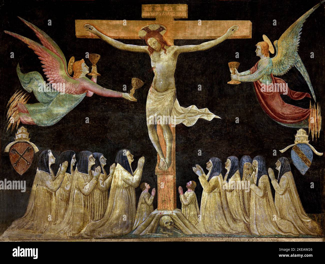 Crucifixion Painted by Andrea del Castagno,1420 - 1457,Sant' Apollonia, Florence, Italy, Italian ...